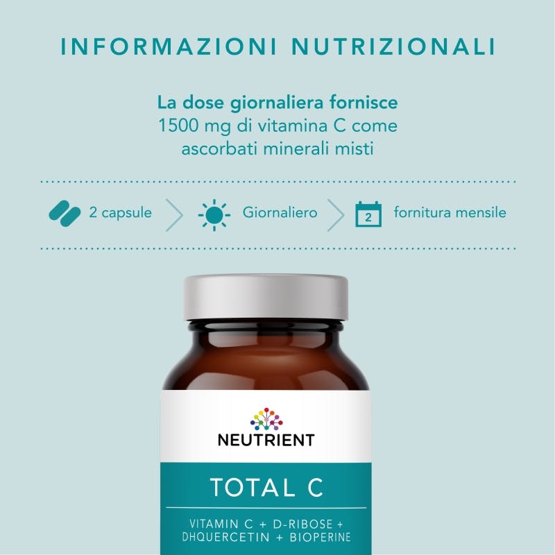 Cinque forme di vitamina C - NEUTRIENT TOTALE C